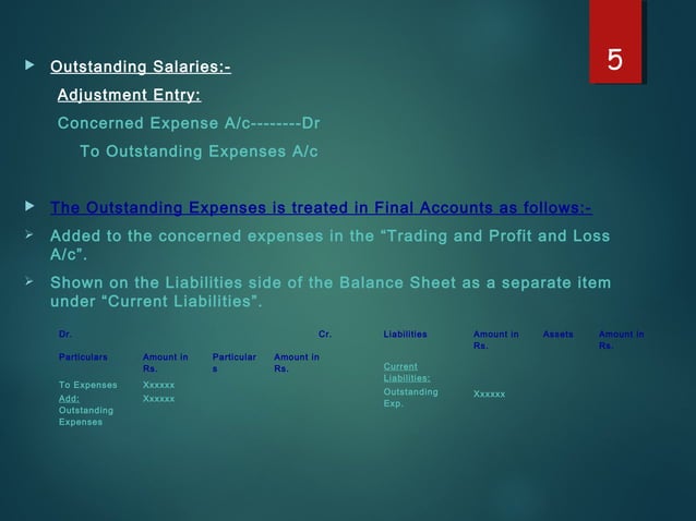 Principles of accounting- adjustments in final accounts | PPT