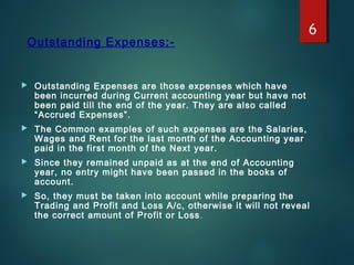 Principles of accounting- adjustments in final accounts | PPT