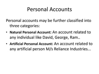 Principles of accounts | PPT
