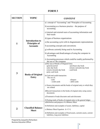 Principles of accounts couse outline | DOCX