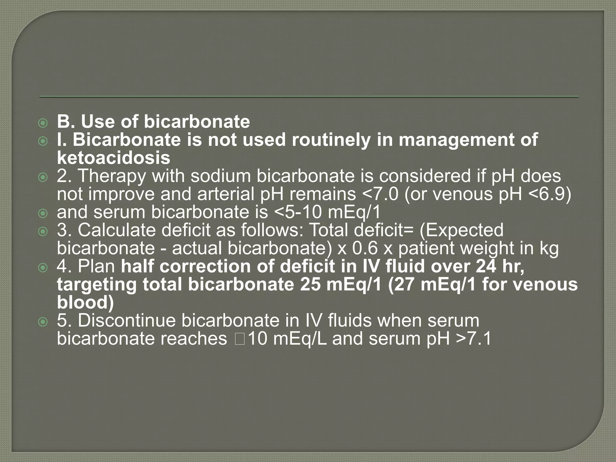Principles of acute management of diabetic ketoacidosis | PPTX