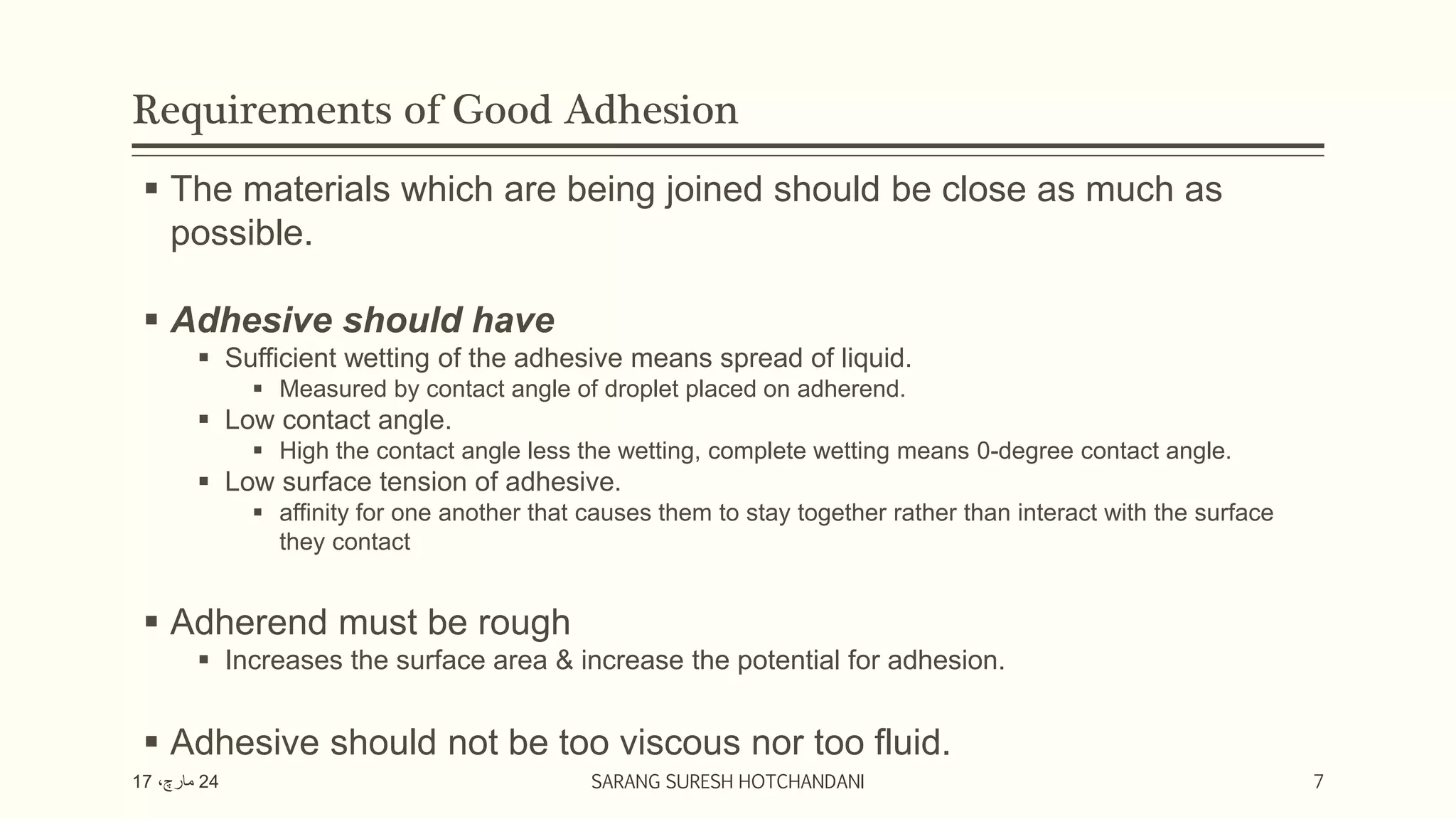 Principles of Adhesion (Operative Dentistry) | PPTX
