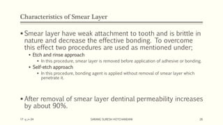 Principles of Adhesion (Operative Dentistry) | PPTX