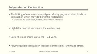 Principles of Adhesion (Operative Dentistry) | PPTX