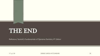 Principles of Adhesion (Operative Dentistry) | PPTX