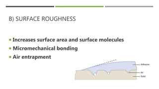 Principles of adhesion in dentistry | PPTX