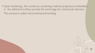 PRINCIPLES OF ADHESION - dental material | PDF