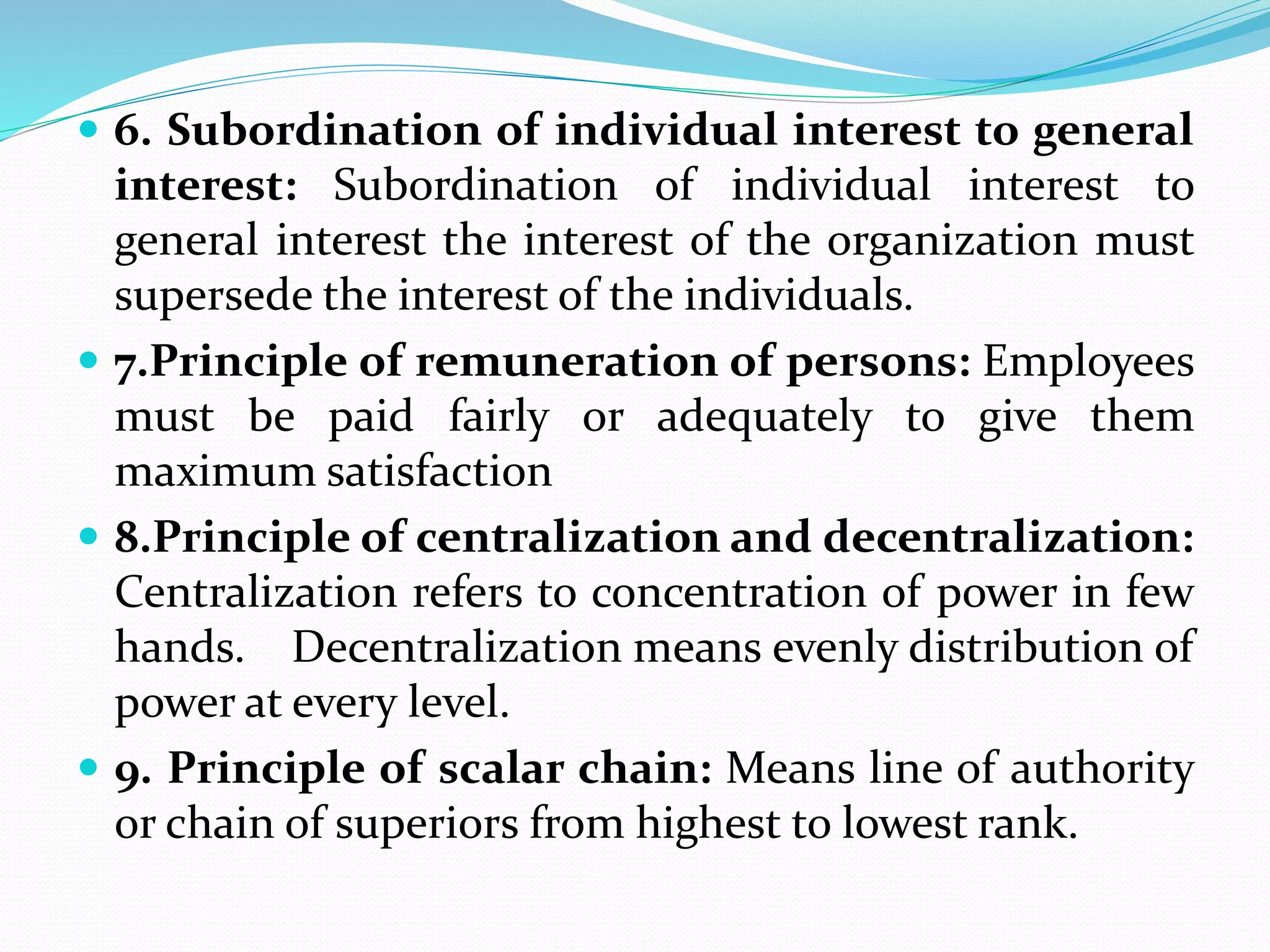 Principles of administration | PPTX