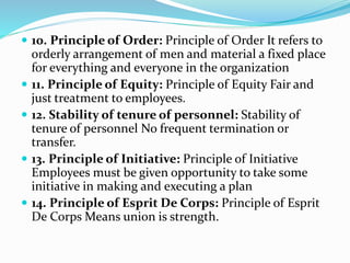 Principles of administration | PPTX