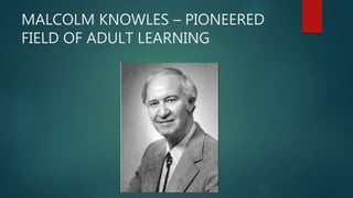 Principles of adult learning | PPTX