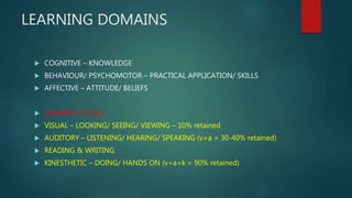 Principles of adult learning | PPTX