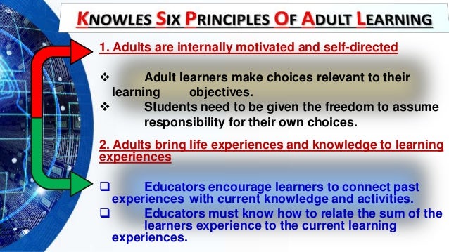 Principles of adult learning