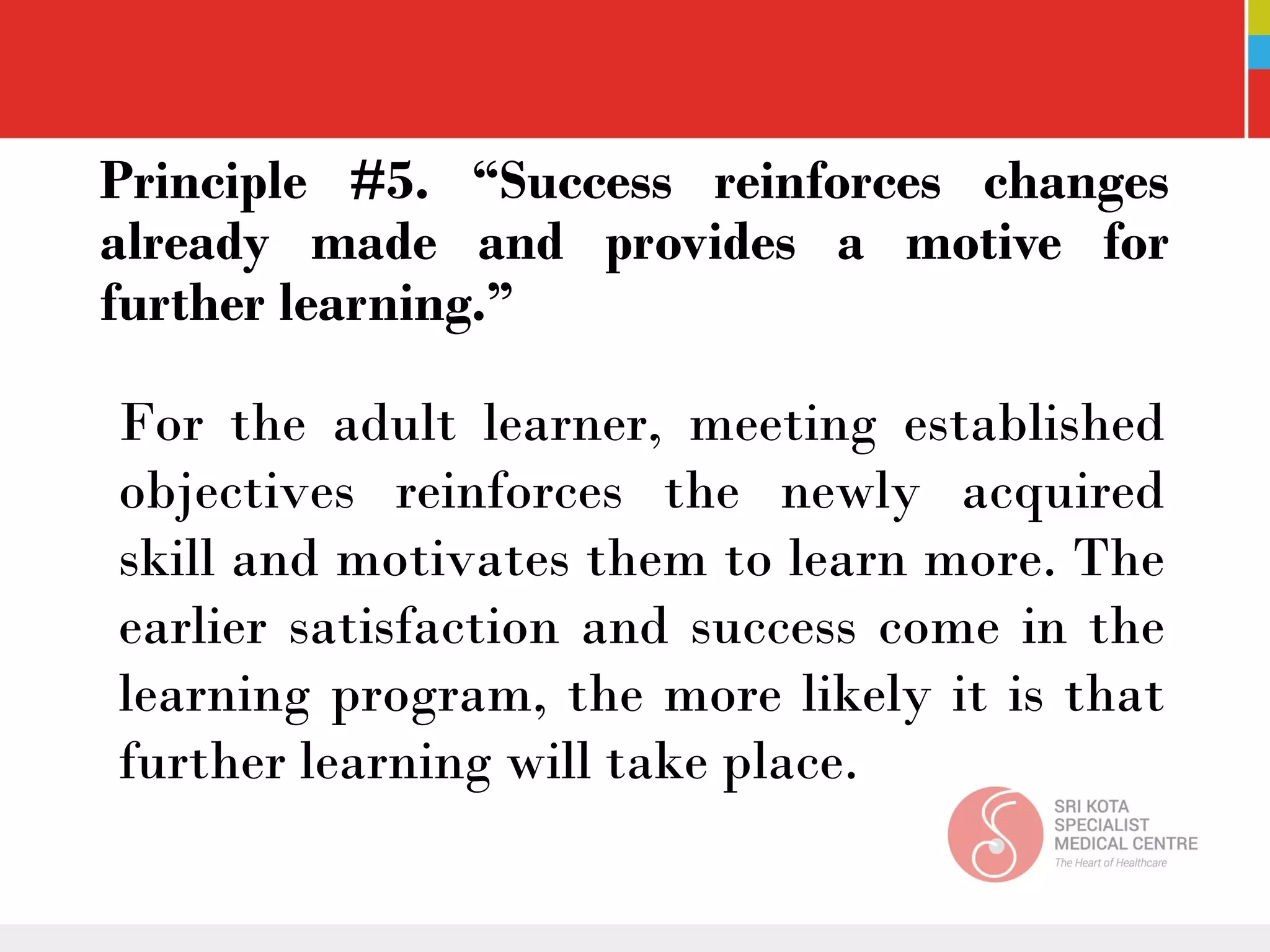 Principles of adult learning ,principles of teaching and learning | PPT