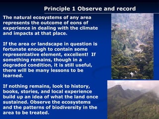 Principles of Analog Forestry | PPT
