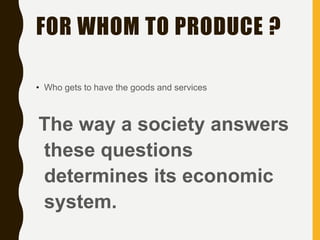 Principles of agricultural economics lecture 1 ( mr simbarashe dube) | PPTX