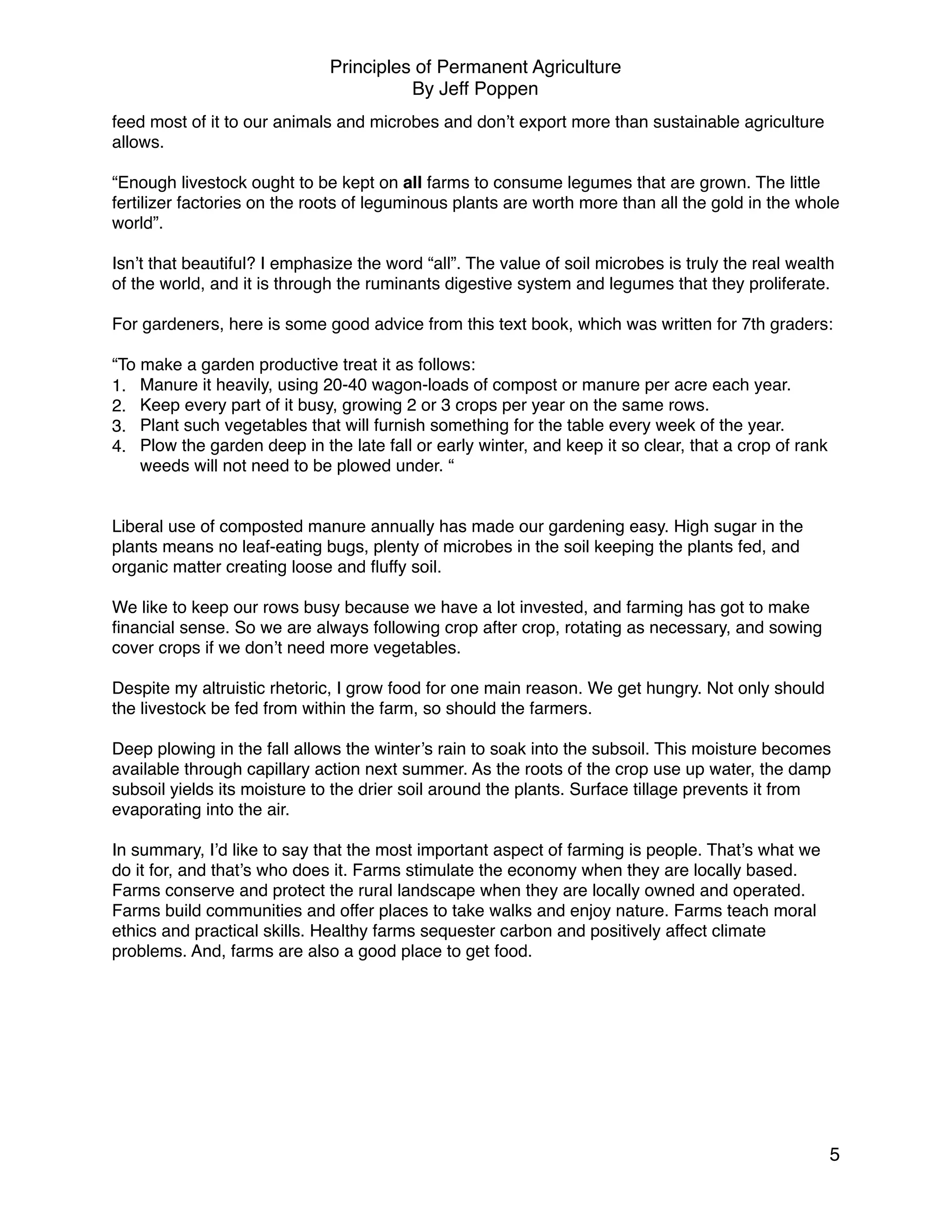 Principles of agriculture by jeff poppen | PDF