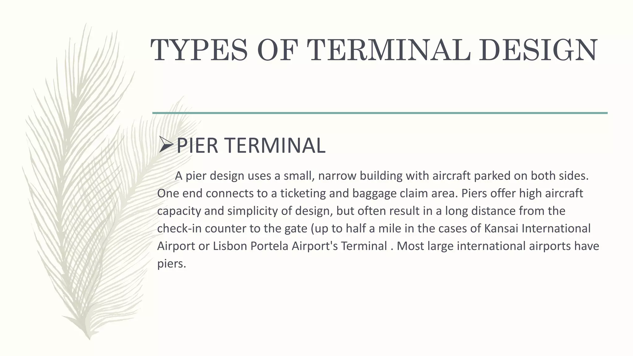 Airport terminal planning and design | PPTX
