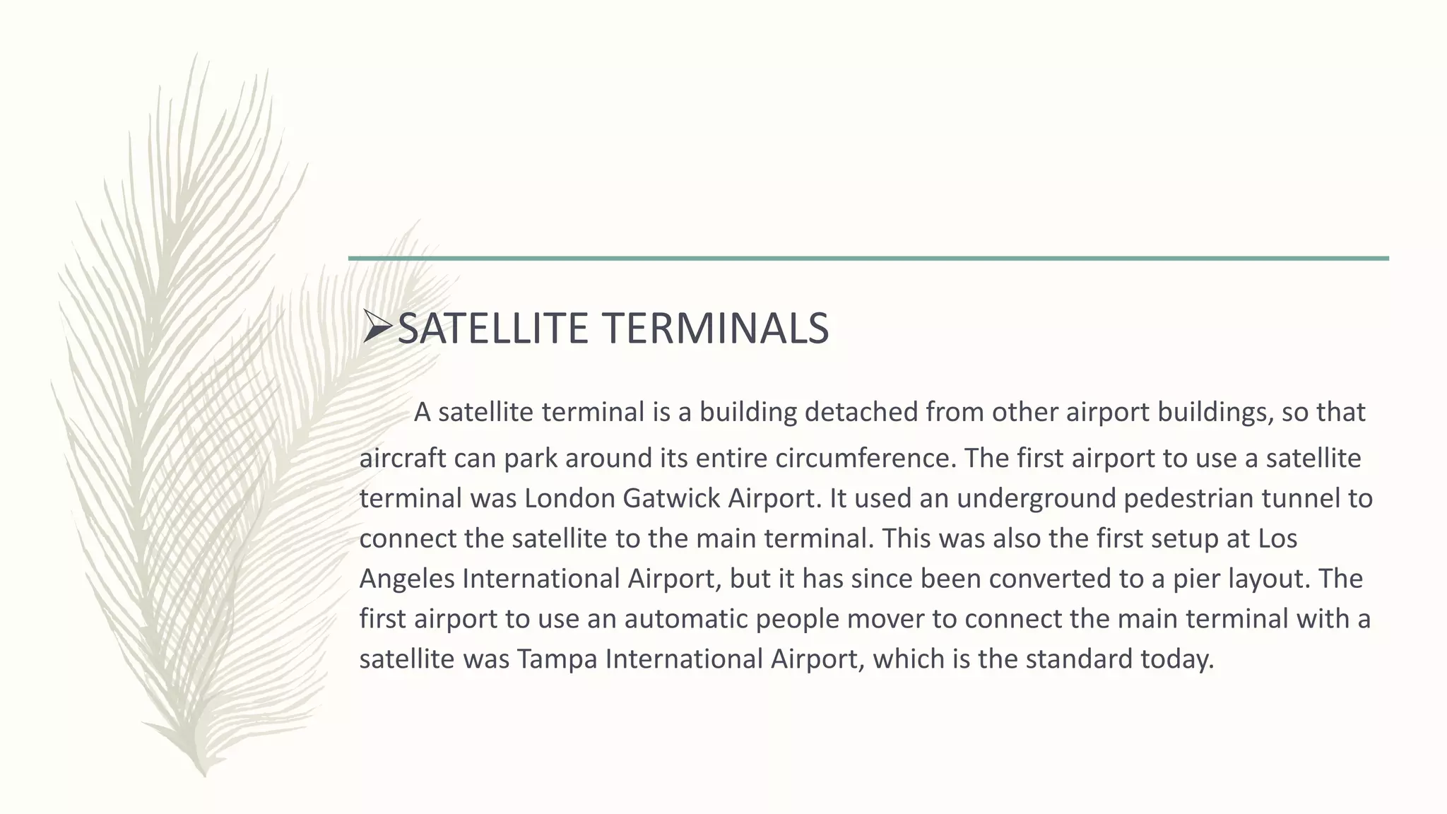 Airport terminal planning and design | PPTX
