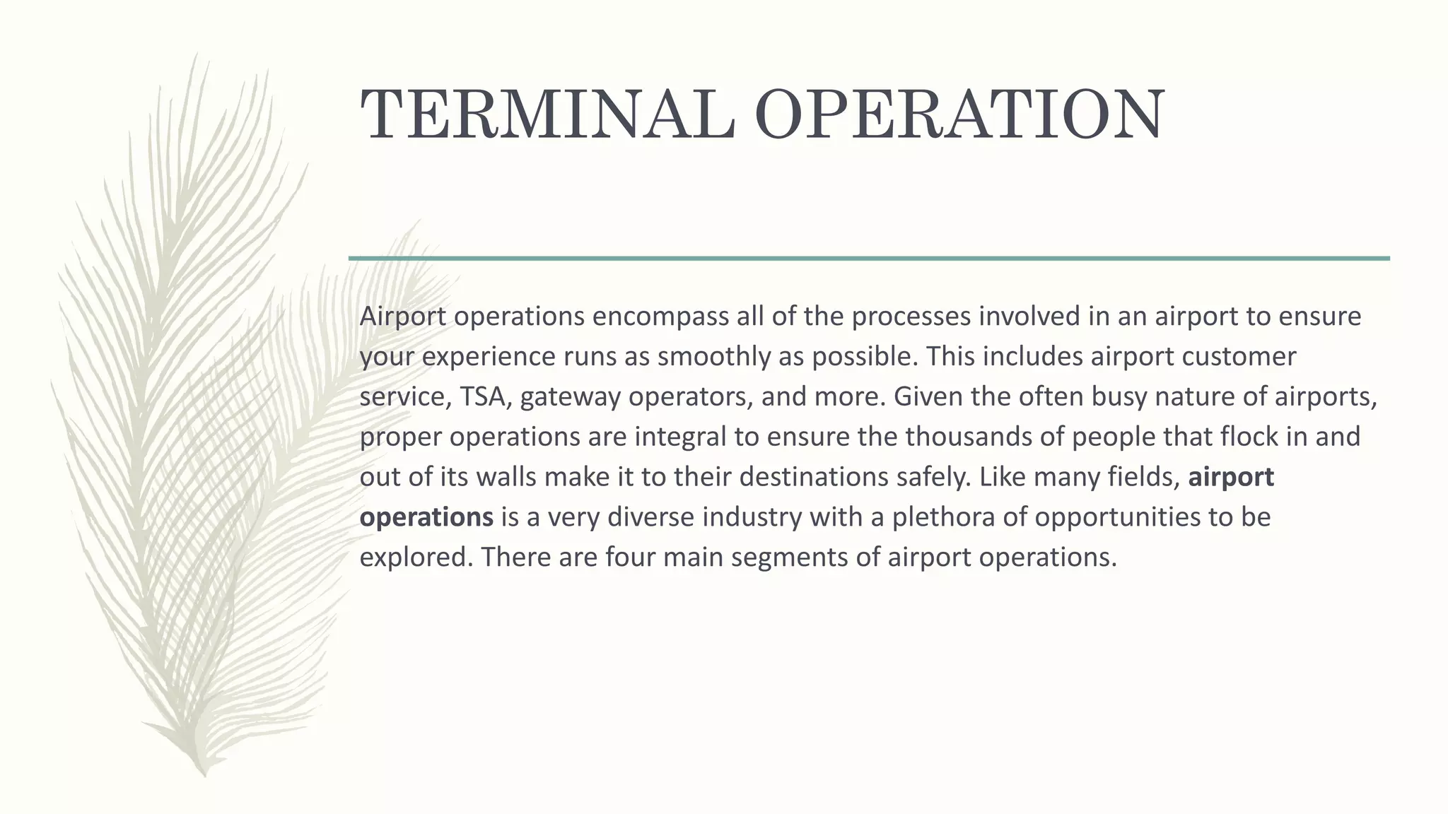 Airport terminal planning and design | PPTX