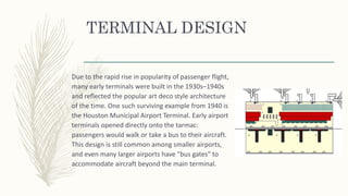 Airport terminal planning and design | PPTX