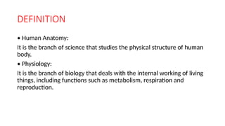 Introduction to Principles of Anatomy and physiology by Doctor Jamil ...