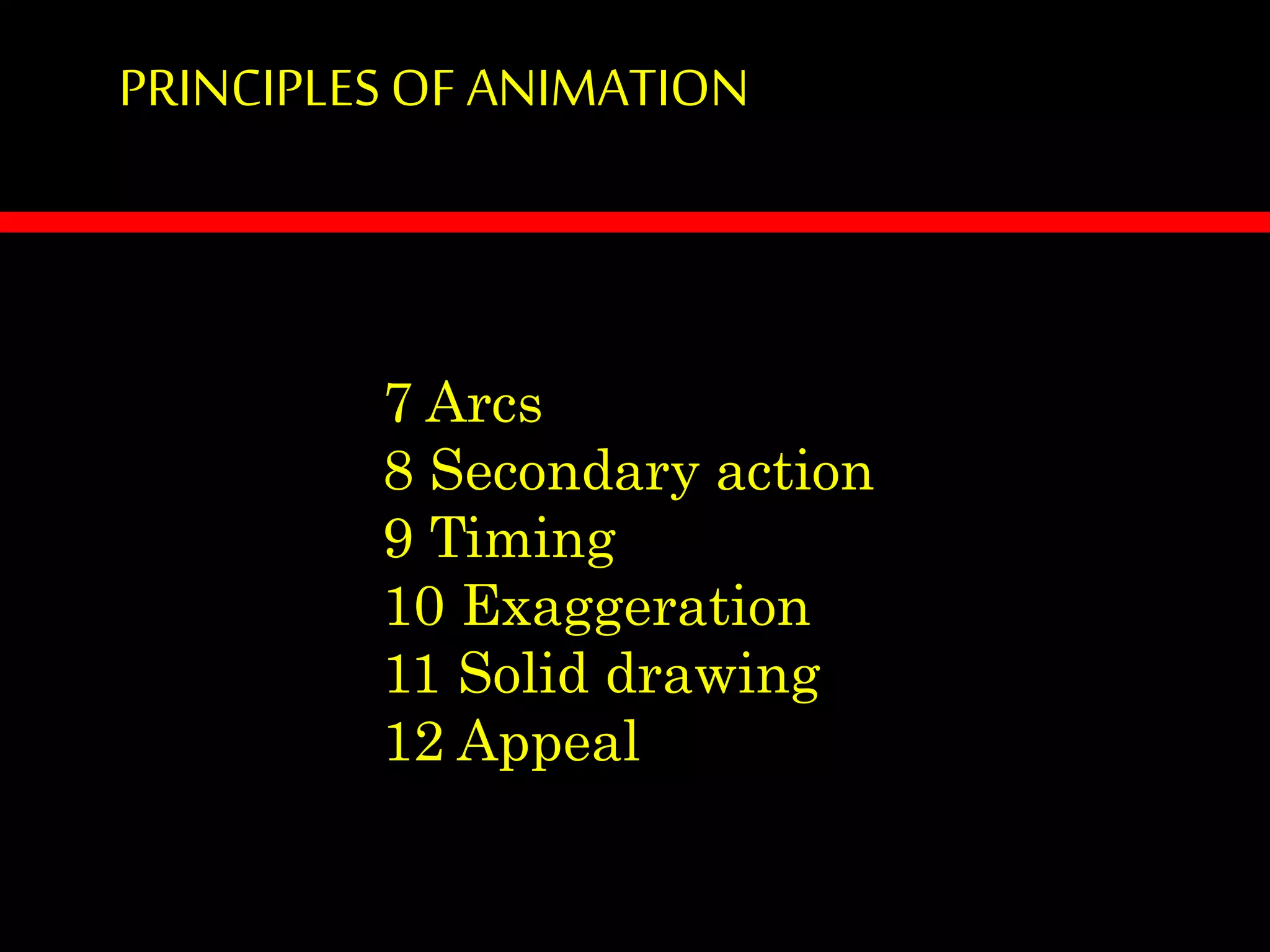 Principles of animation | PPTX