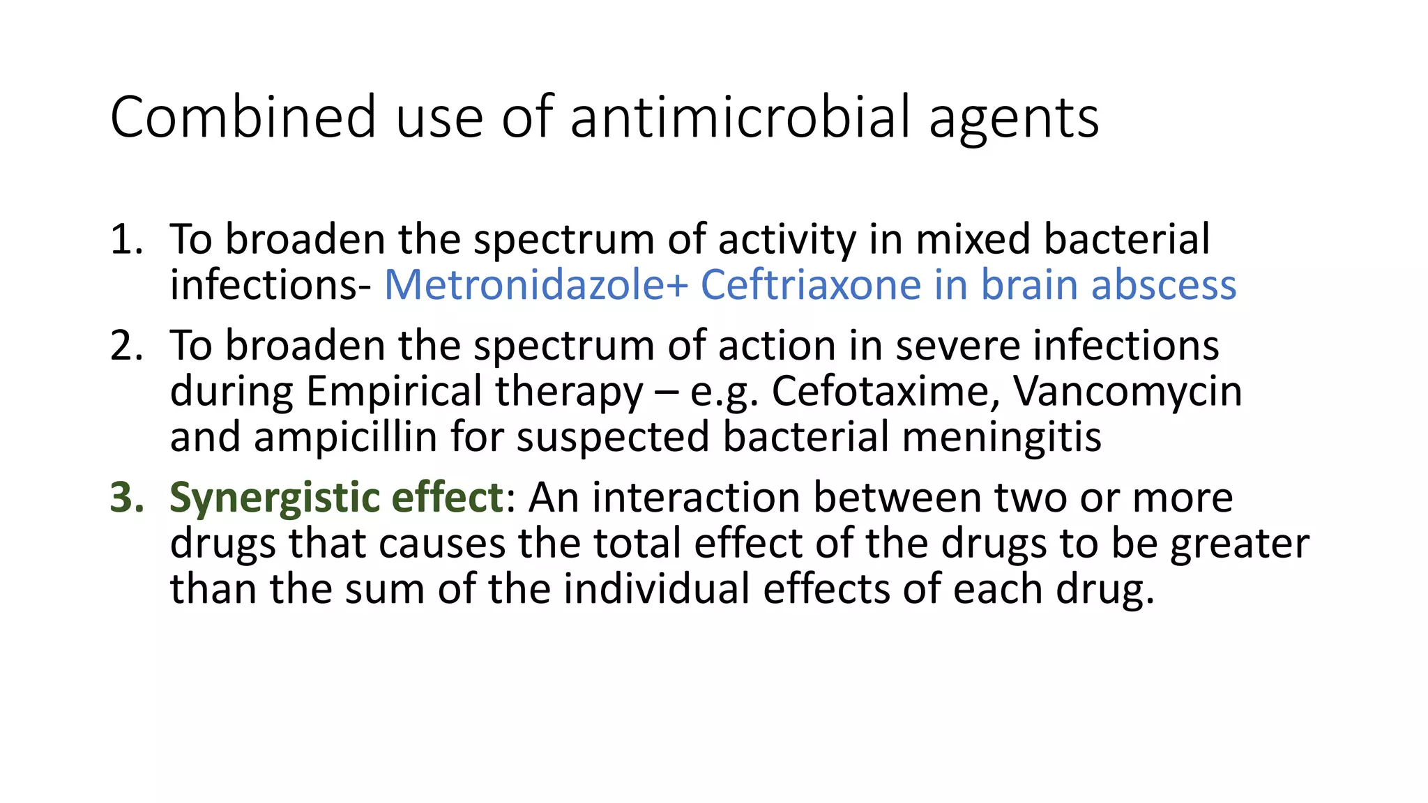 Principles of antibiotic chemotherapy | PPTX