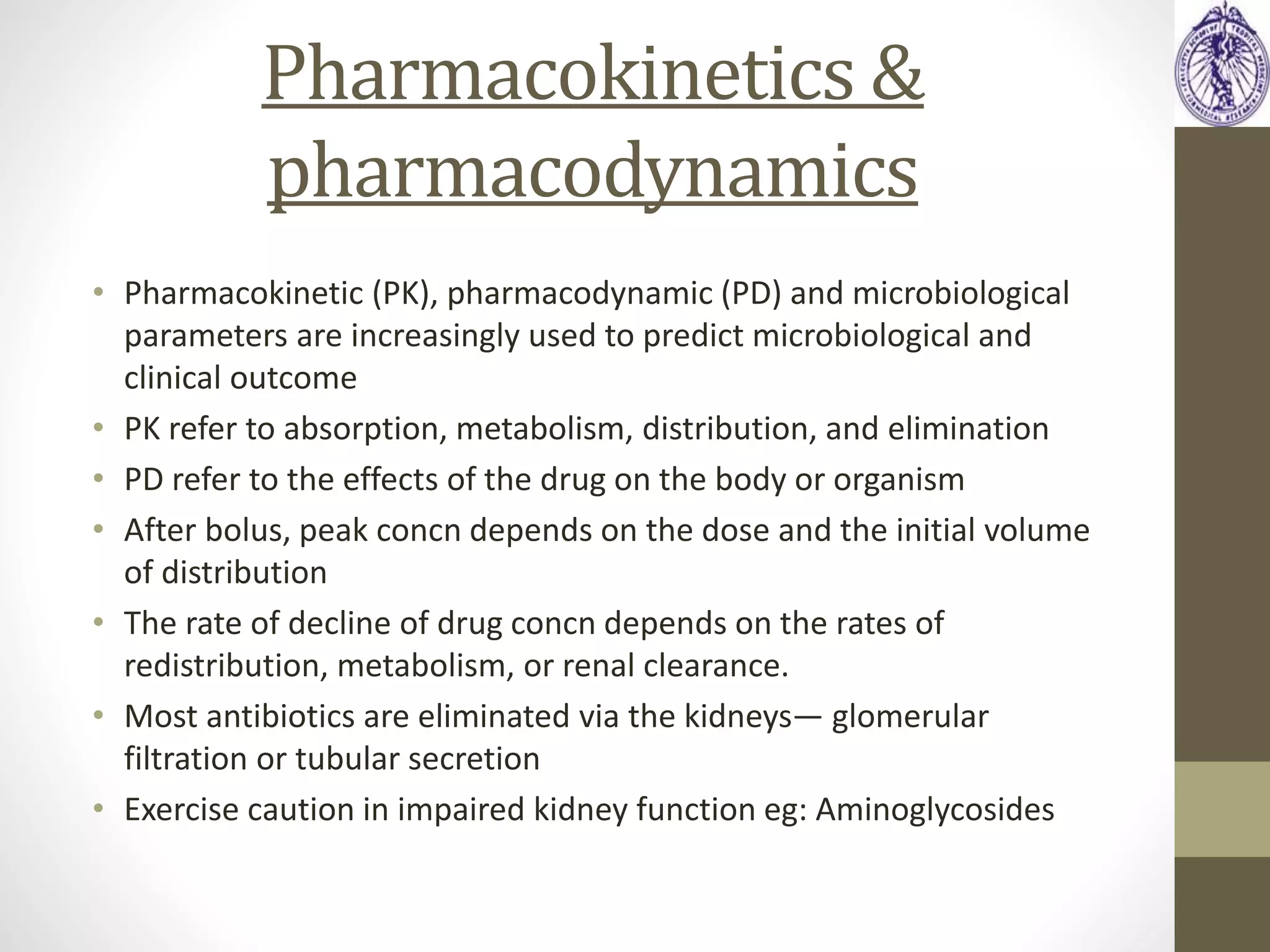Principles of antibiotic therapy | PPTX