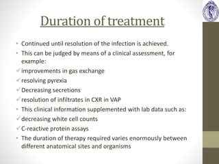 Principles of antibiotic therapy | PPTX