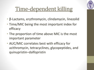 Principles of antibiotic therapy | PPTX