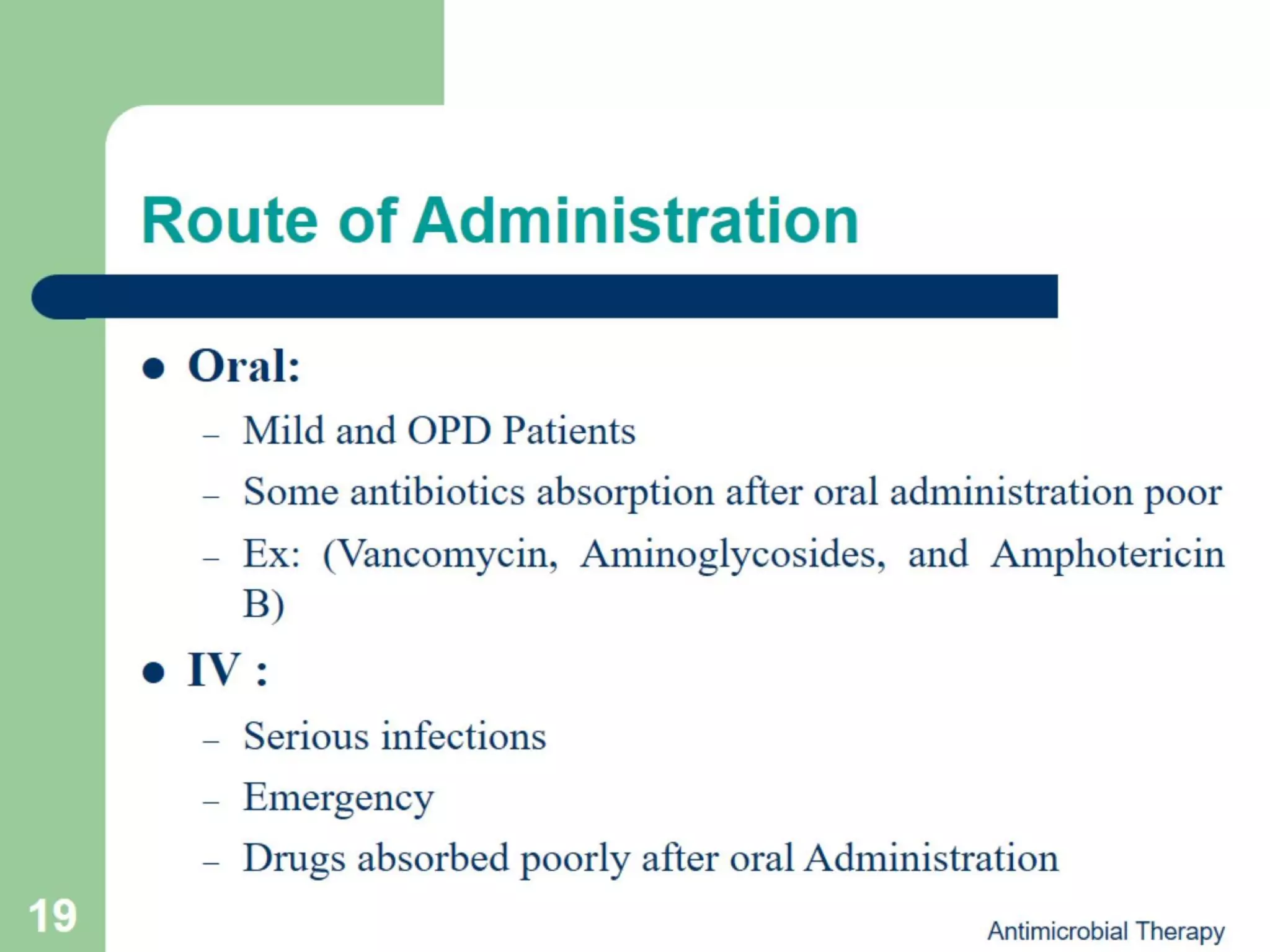 Principles of antibiotic therapy- Pharmacology | PPT
