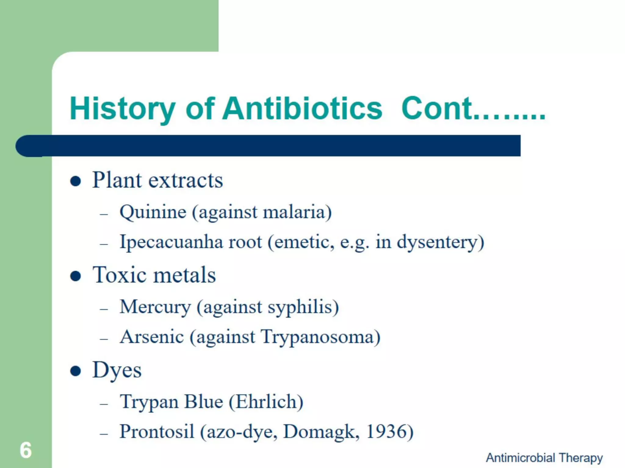Principles of antibiotic therapy- Pharmacology | PPT