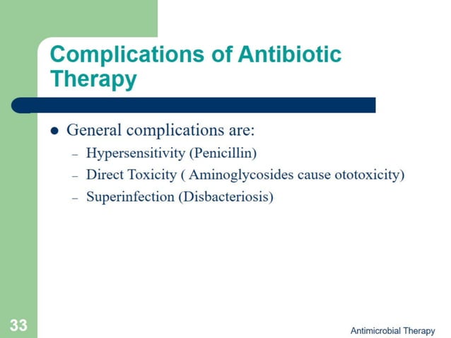 Principles of antibiotic therapy- Pharmacology | PDF