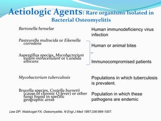 Principles of antibiotic use in management of osteomyelitis | PPT