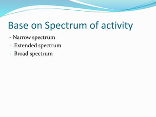 Principles of antibiotic use in surgery | PPTX