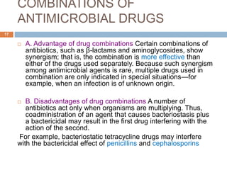 Principles of anti microbial therapy | PPTX