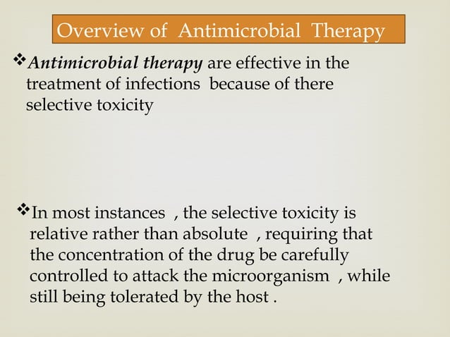 Principles of Antimicrobial therapy.pptx