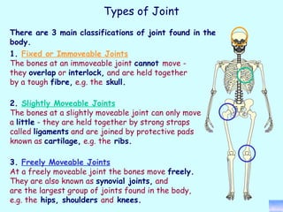 Principles of a+p 1112 session 5 - joints (structure) | PPT