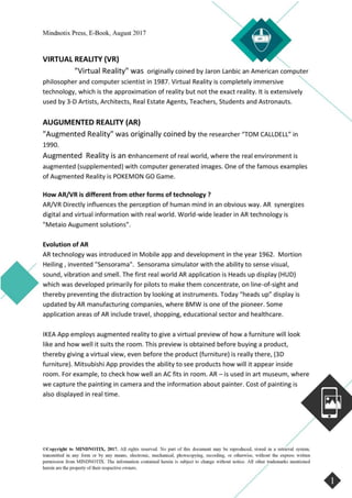 Principles of Augment Reality | PDF