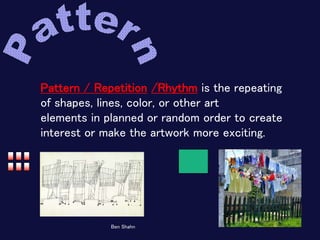 Principles of Art and the elements of art.ppt