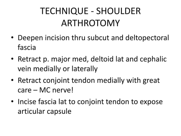 Principles of arthrotomy & arthrocentesis | PPTX