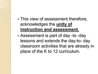 Principles of assessment | PPTX