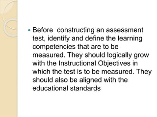 Principles of assessment | PPTX