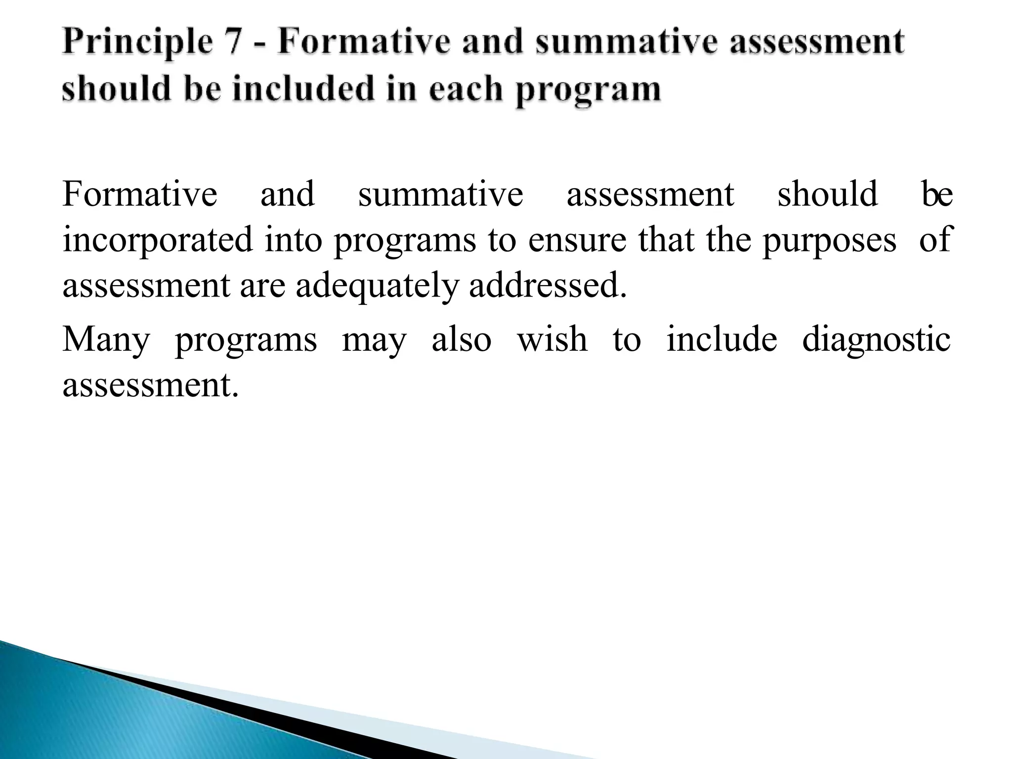 Principles of assessment | PPTX