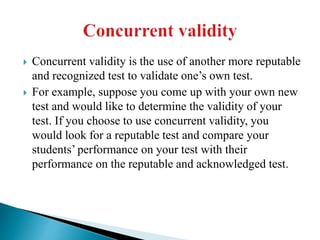 Principles of assessment | PPTX