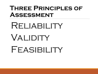 A presentation on Principles of Assessment.ppt