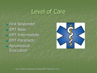 Principles of assessment for ems chapter 01 | PPT