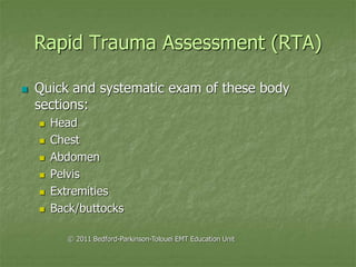 Principles of assessment for ems chapter 07 | PPT | First Aid | Injuries