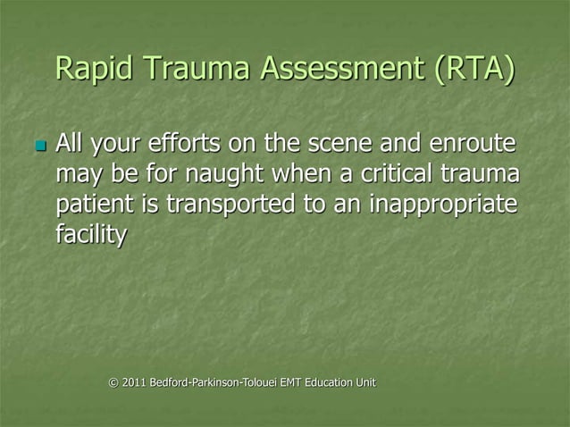 Principles of assessment for ems chapter 07 | PPT | First Aid | Injuries