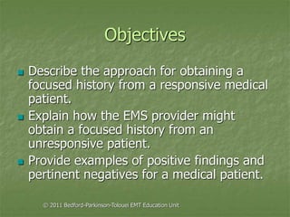 Principles of assessment for ems chapter 09 | PPT